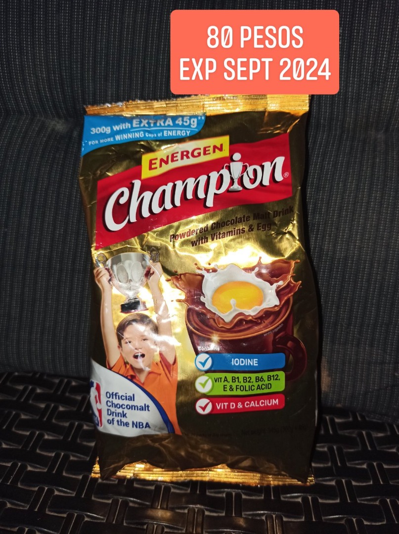 Eneregn Champion Powdered Chocolate Milk, Food & Drinks, Other Food ...