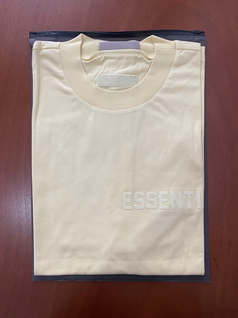 Essentials Tee ‘Canary’, Men's Fashion, Tops & Sets, Tshirts & Polo ...