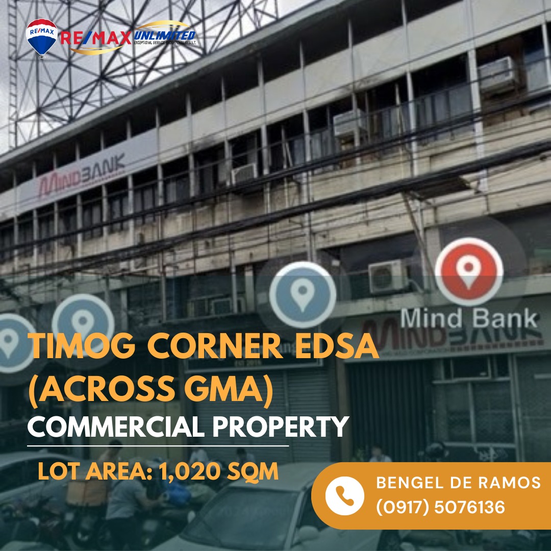 FOR SALE | COMMERCIAL PROPERTY along Timog corner EDSA (across GMA ...
