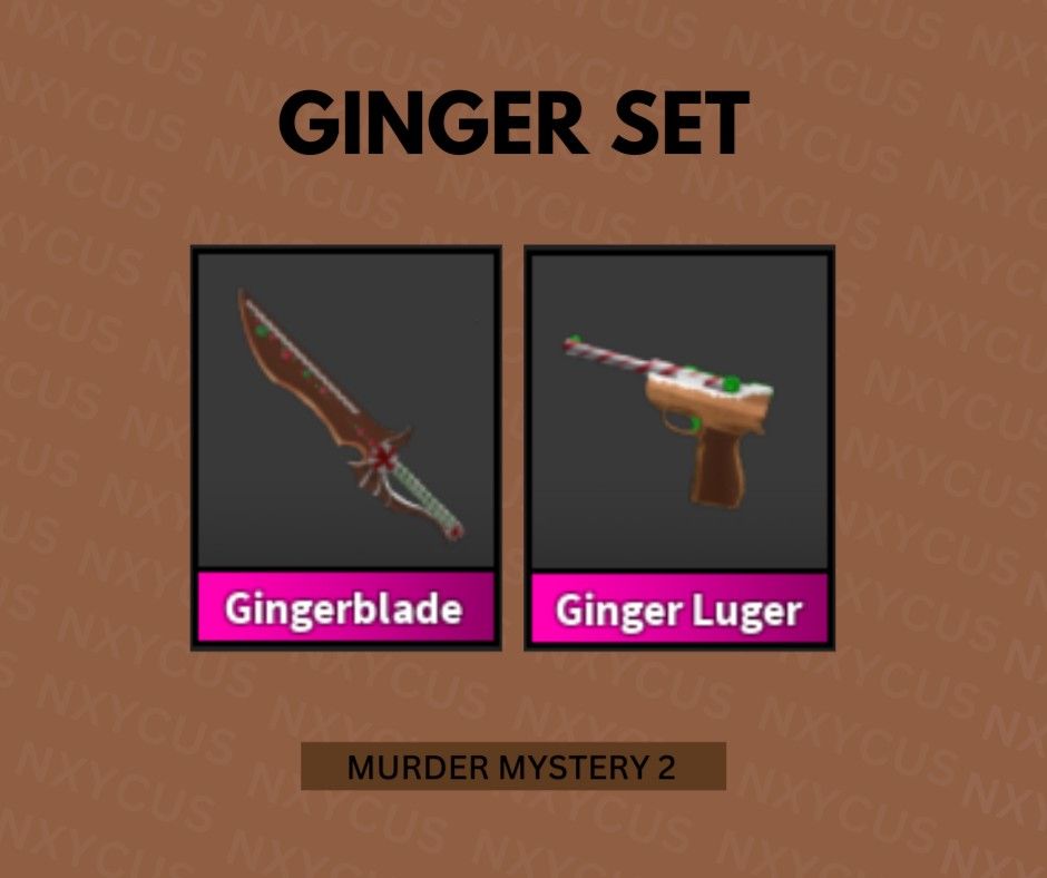 Ginger Set ROBLOX MM2, Video Gaming, Gaming Accessories, In-Game ...