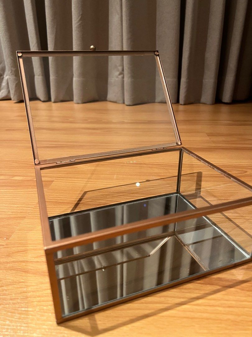 Glass box, Furniture & Home Living, Home Decor, Vases & Decorative ...