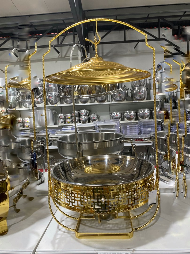 Gold buffet, Furniture & Home Living, Kitchenware & Tableware, Cookware ...