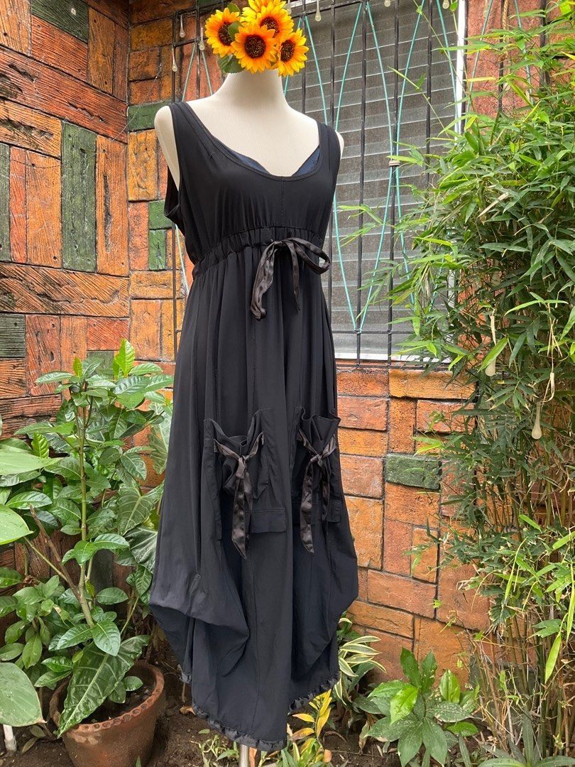GOTH Coquette Dress Gothic Black Long Dress Goth Steampunk Renaissance ...