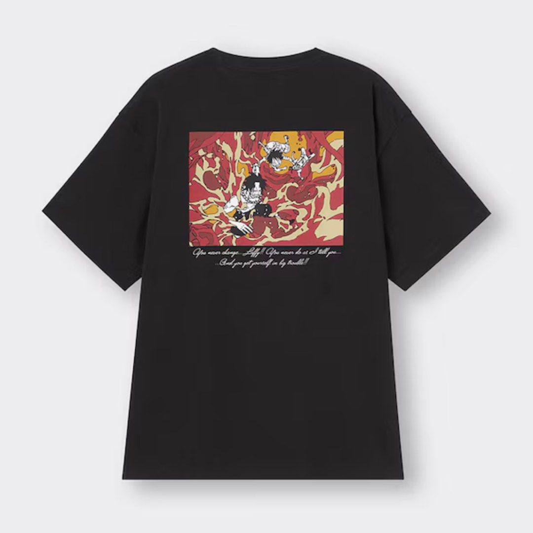 GU x One Piece T-Shirt, Men's Fashion, Tops & Sets, Tshirts & Polo ...