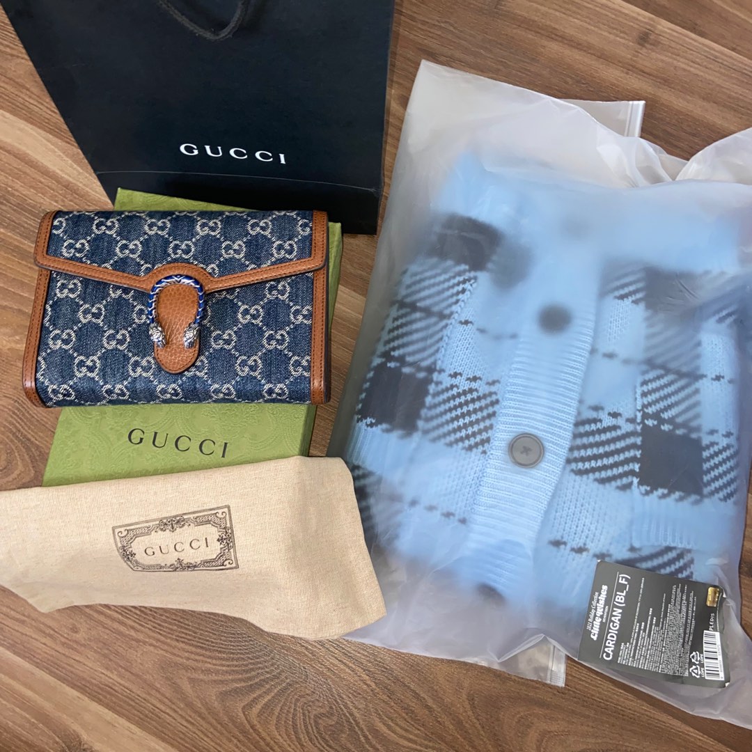 GUCCI DIONYSUS WALLET ON CHAIN BAG AUTHENTIC COMES WITH FREE SEVENTEEN ...
