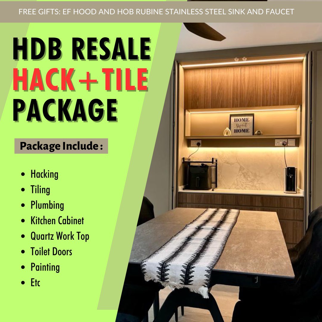 HDB full hack renovation package (HDB and BCA registered), Home ...