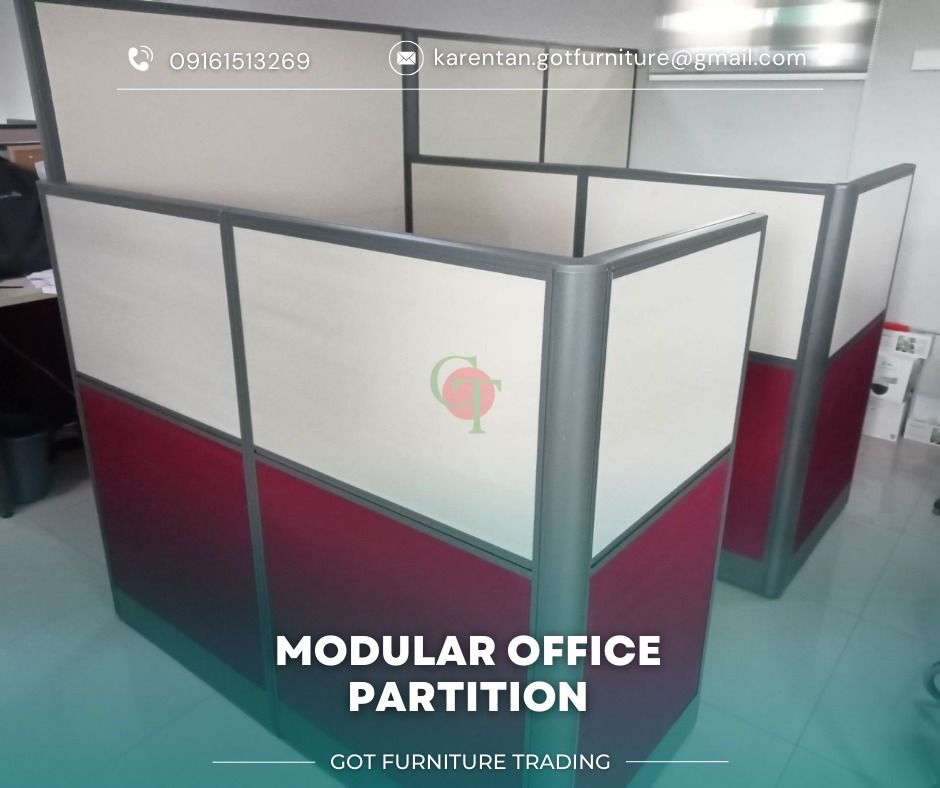 High Partition | Office Divider | Office Desk., Furniture & Home Living ...
