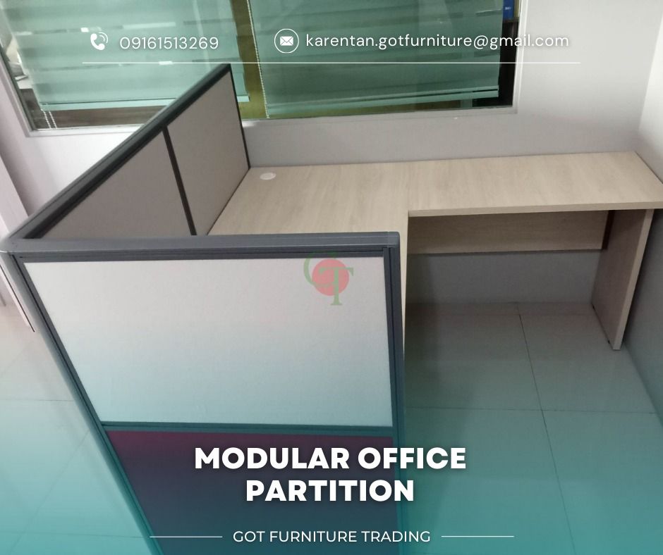 High Partition | Office Divider | Office Desk., Furniture & Home Living ...