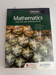 IB Mathematics: Analysis and Approaches (MAA) Standard Level (SL ...