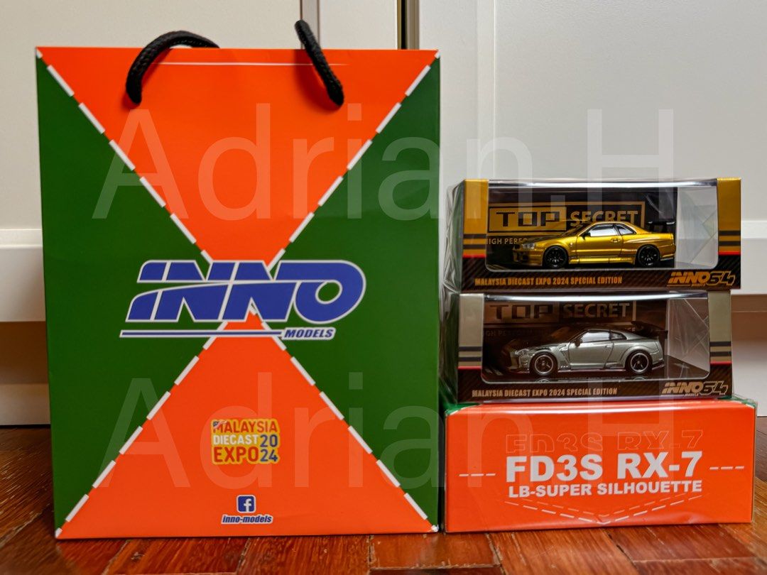 Inno64 Top Secret R34, Top Secret R35, LBWK RX7 (MDX 2024 Set), Hobbies ...