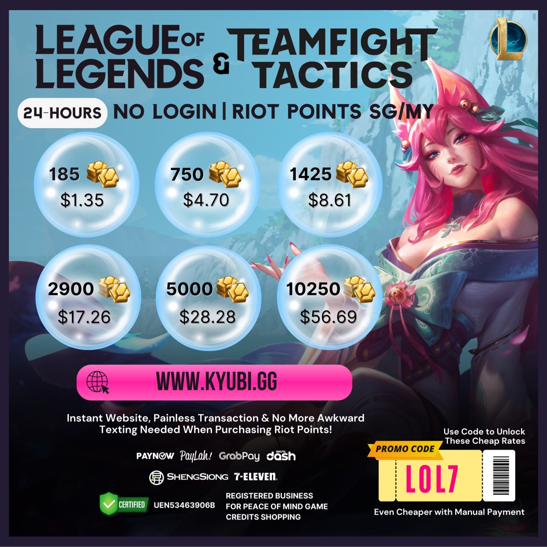 [Instant | 24/7 Web] League of Legends RP [PC] | TFT RP [PC ...