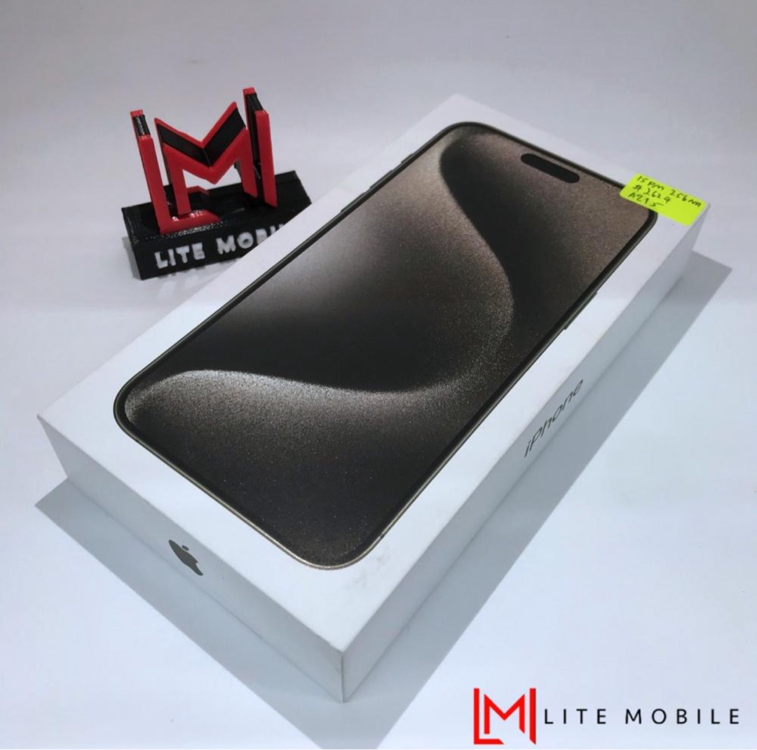 iPhone 15 Pro Max Natural Titanium 256GB, Mobile Phones & Gadgets ...