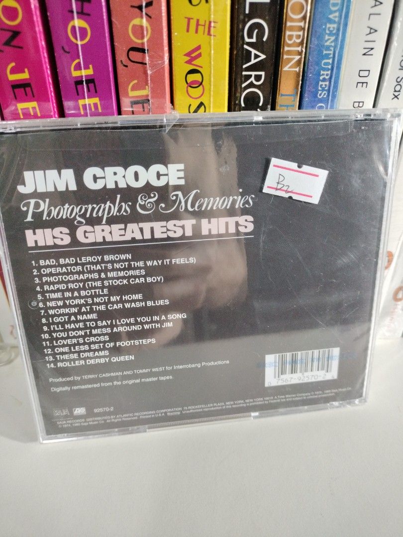 Jim Groce His Greatest Hits original CD, Hobbies & Toys, Music & Media ...