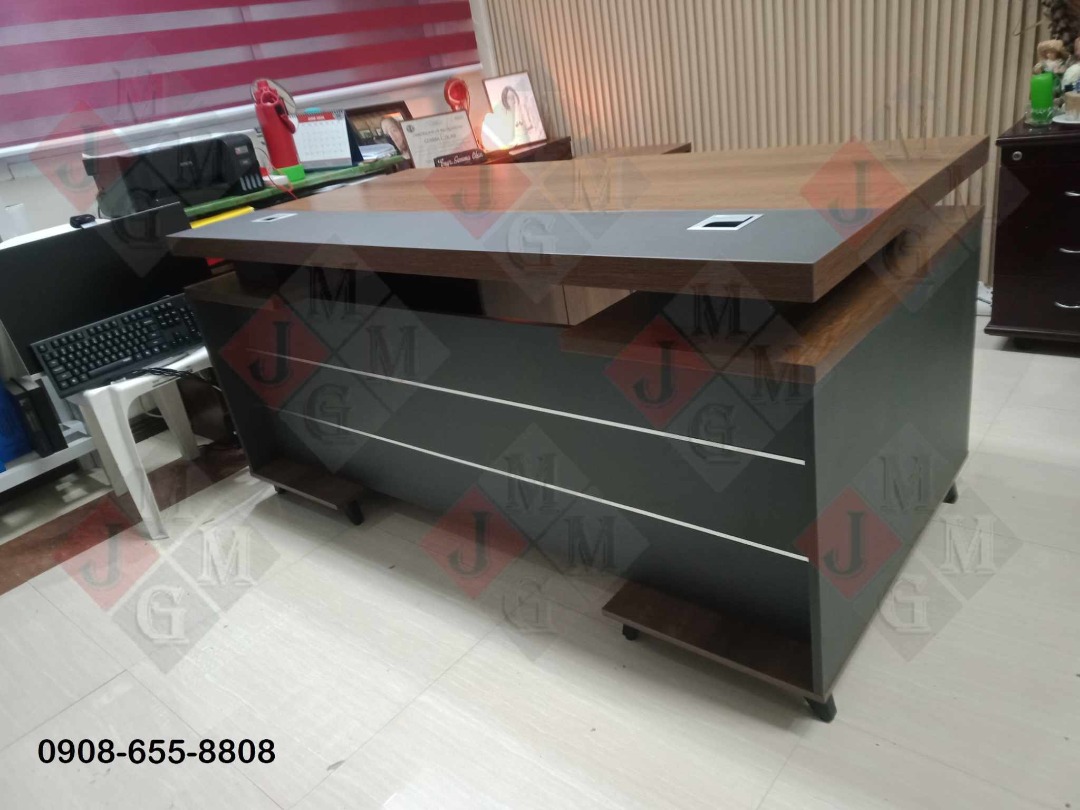 JMMG Executive Table/ L type Executive Table/ Office Table, Furniture ...