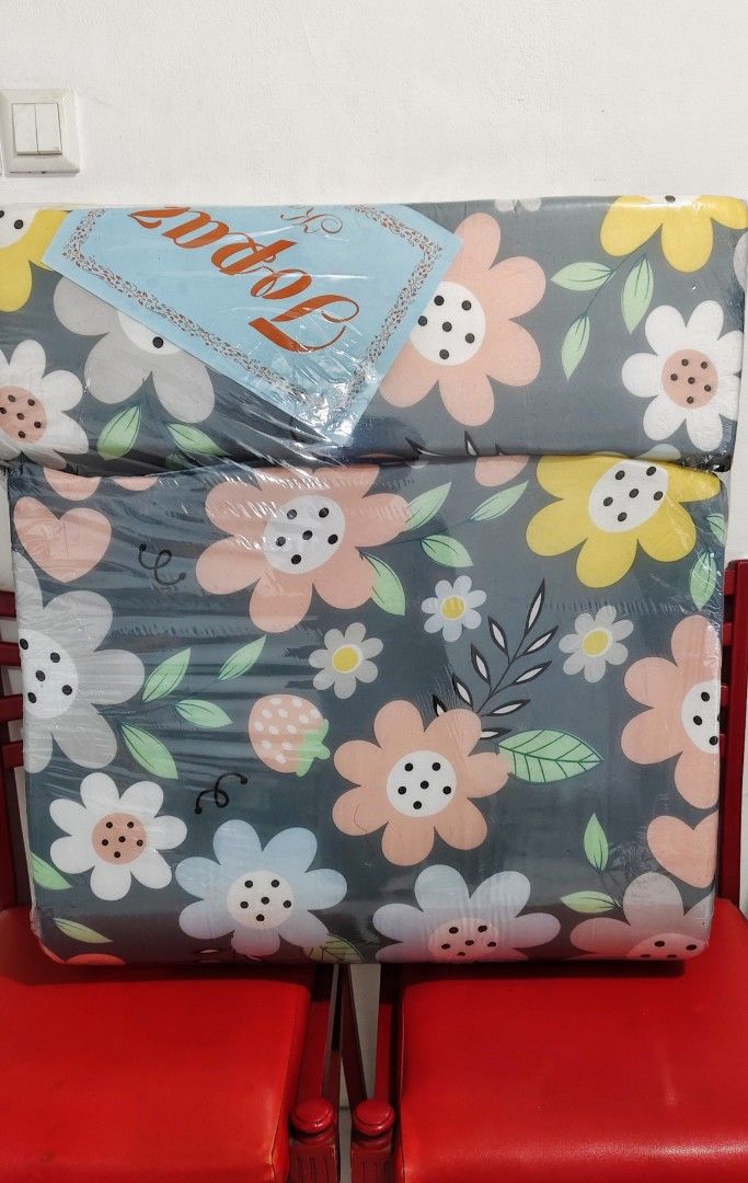 KASUR BUSA LIPAT MURAH P180cm L75cm T10cm MOTIF RENDOM, Perabotan Rumah ...