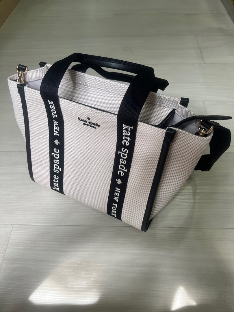Kate Spade Canvas Tote Bag, Women's Fashion, Bags & Wallets, Tote Bags ...
