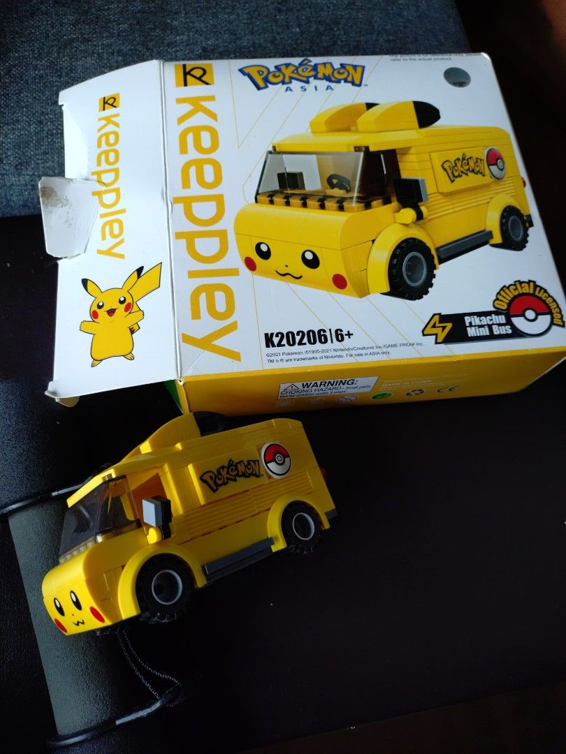Keeppley Pikachu car, Hobbies & Toys, Toys & Games on Carousell