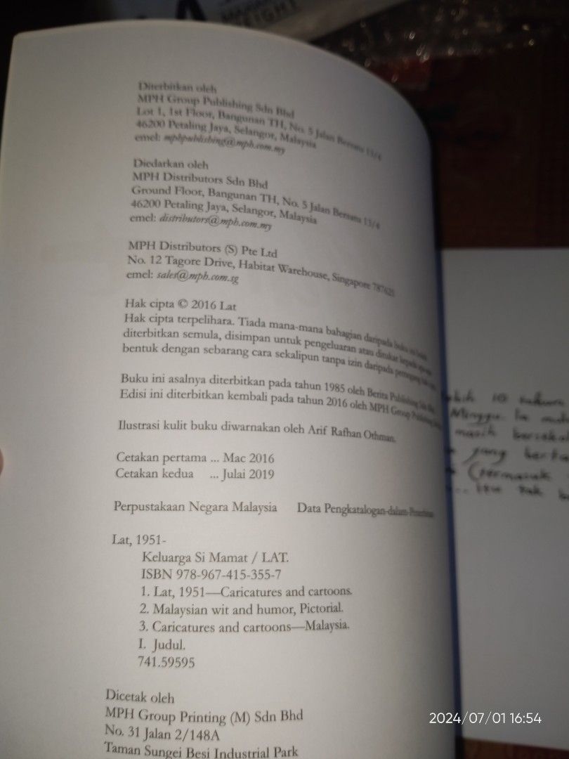 Keluarga Si Mamat, Hobbies & Toys, Books & Magazines, Comics & Manga on ...