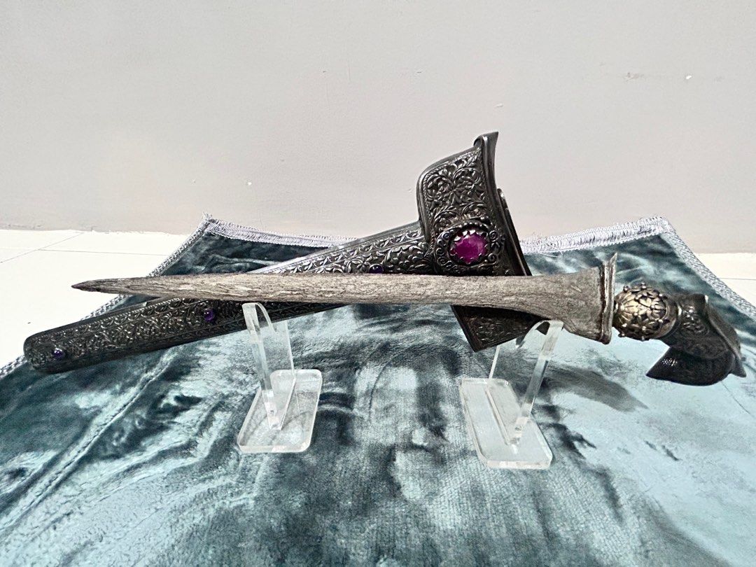 Keris sepukal perak asli premium antik, Hobbies & Toys, Collectibles ...