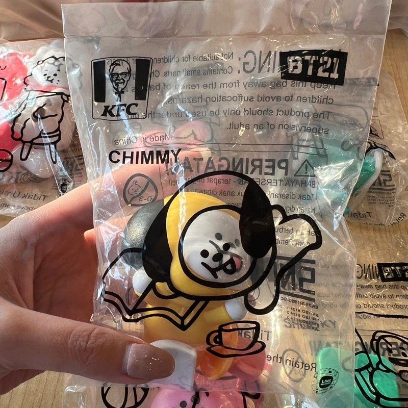 KFC X BT21 Chimmy SEGEL | Chaki Kids Meal | Figuran Limited Exclusive | Kolektor Figur | Mainan ...
