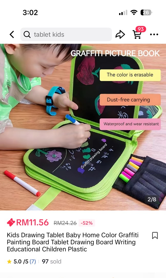 KIDS DRAWING TABLET, Babies & Kids, Infant Playtime on Carousell