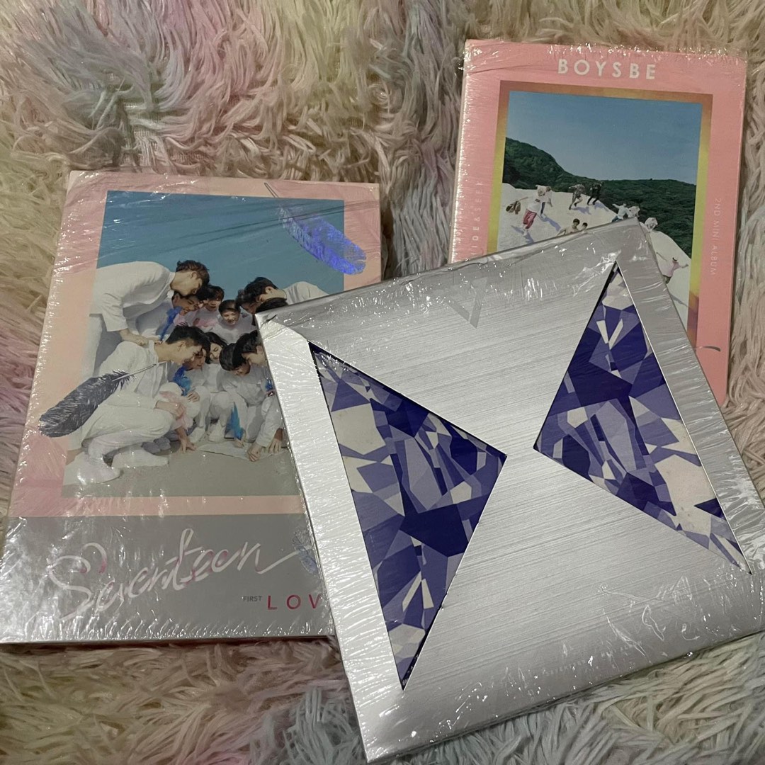 KPOP ~ Seventeen album bundle (complete inclusions with PC), Hobbies ...