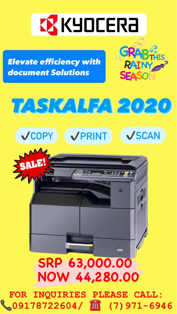 KYOCERA COPIER PRINTER SCANNER, Computers & Tech, Printers, Scanners ...