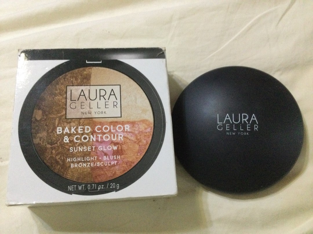 Laura Geller Baked Color & Contour Palette - Sunset Glow, Beauty ...