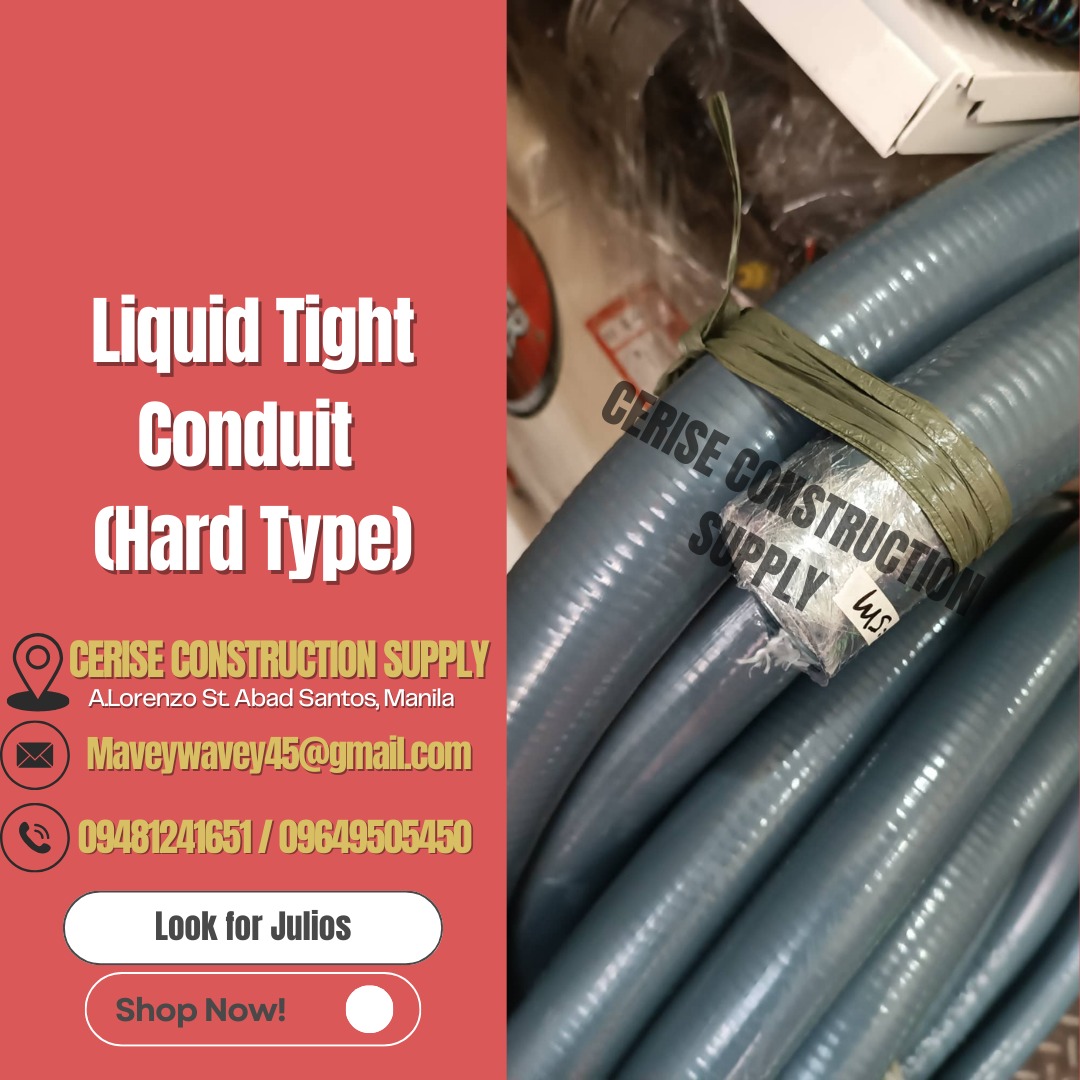 Liquid Tight Conduit (Hard Type), Commercial & Industrial, Construction ...