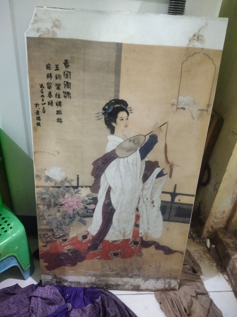 Lukisan cina procelain, Antik, Pajangan di Carousell