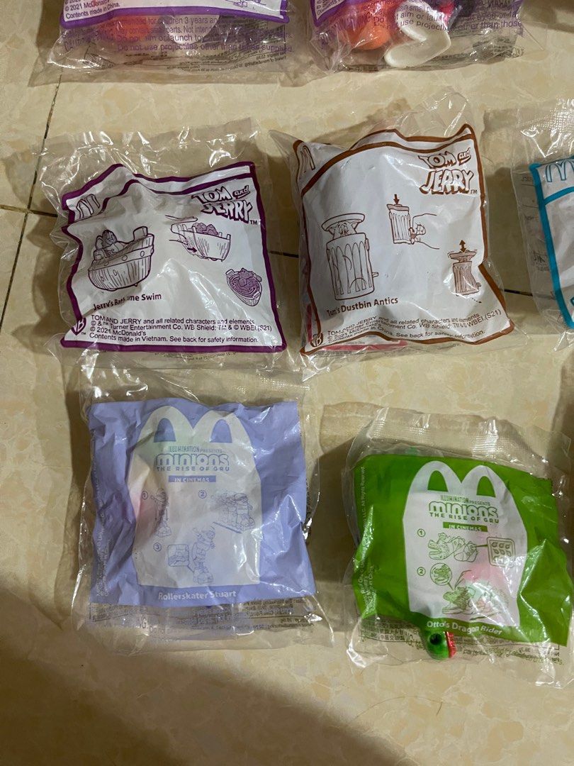 MCD Happy Meal Toys, Hobbies & Toys, Toys & Games on Carousell