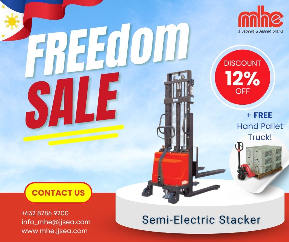 MHE FREEDOM Sale: Semi-Electric Stacker, Commercial & Industrial ...