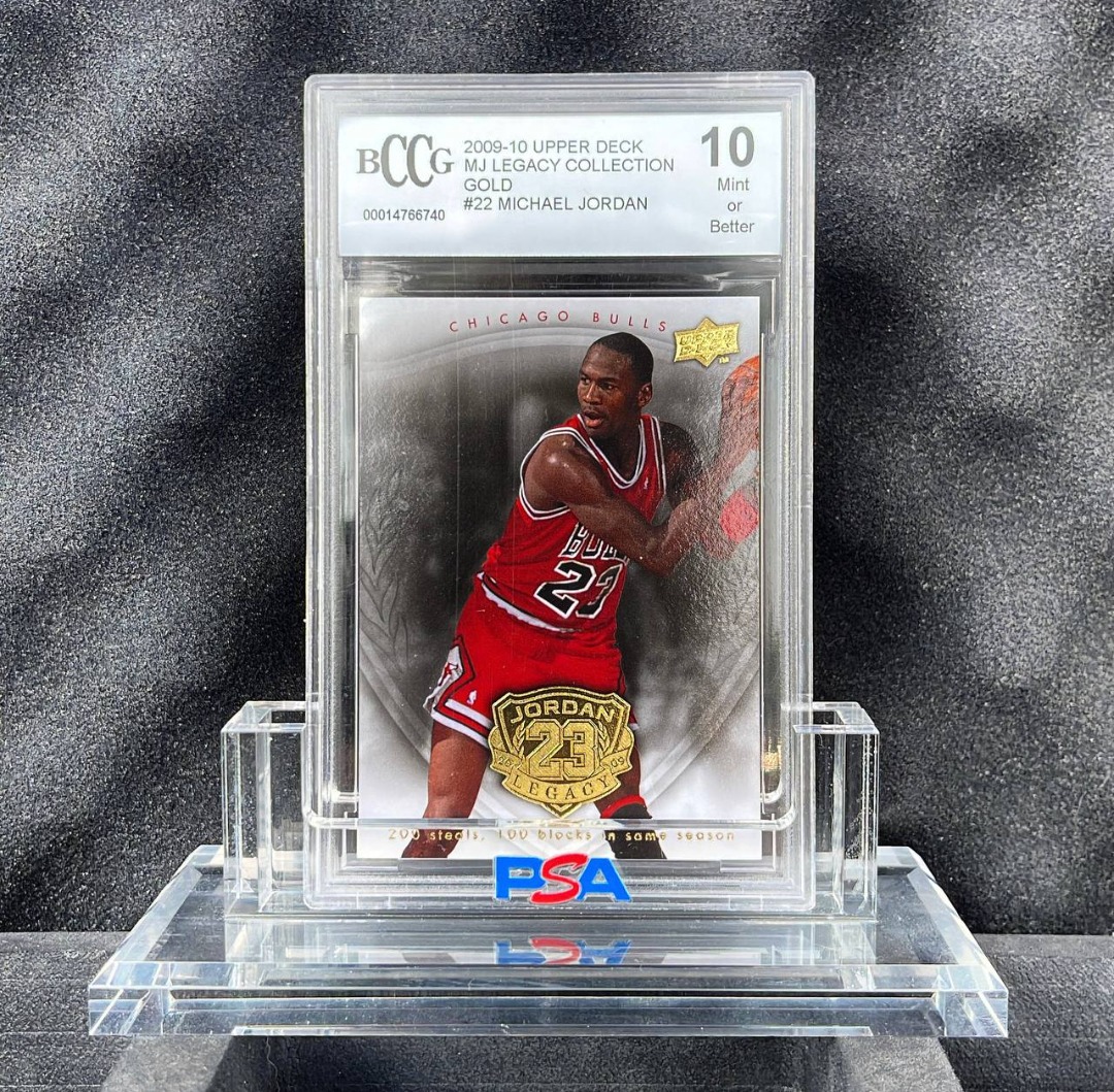 NBA Cards Michael Jordan Beckett 10 PSA 10, Hobbies & Toys, Toys ...