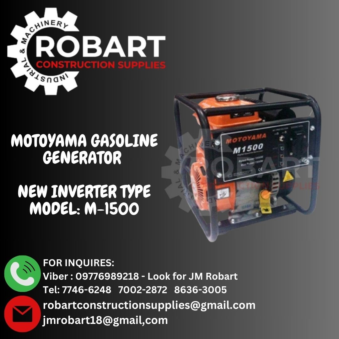 MOTOYAMA GASOLINE GENERATOR NEW INVERTER TYPE, Commercial & Industrial ...