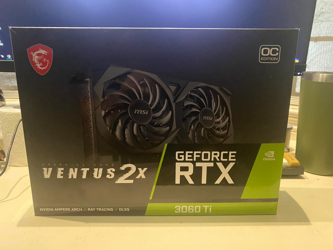 MSI Ventus 2x RTX 3060TI, Computers & Tech, Parts & Accessories ...
