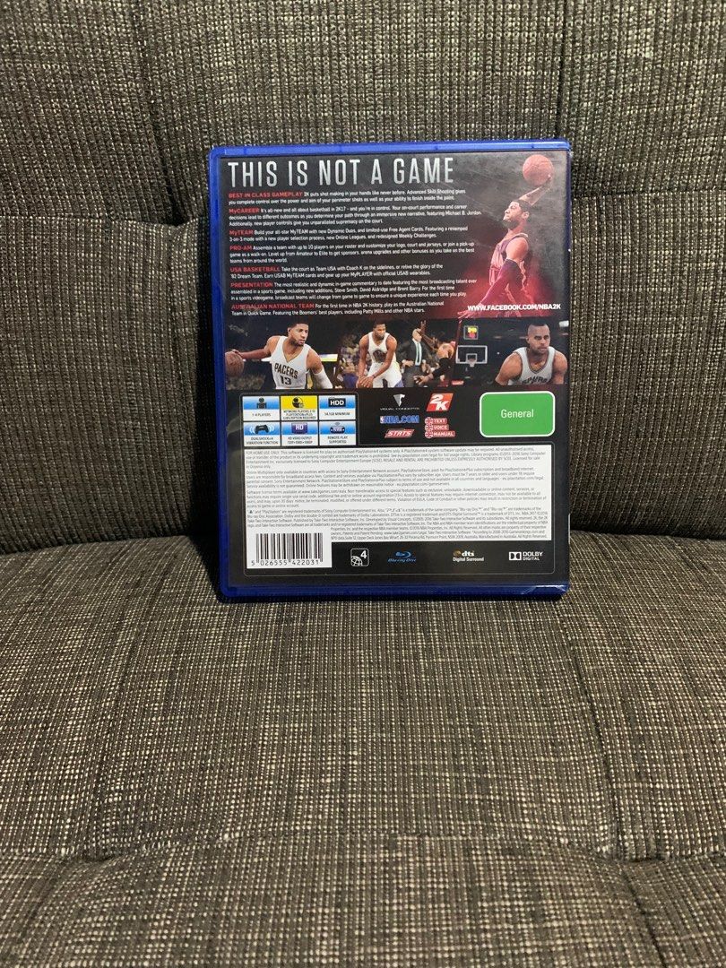 RUSH NBA 2K17 PS4, Video Gaming, Video Games, PlayStation on Carousell