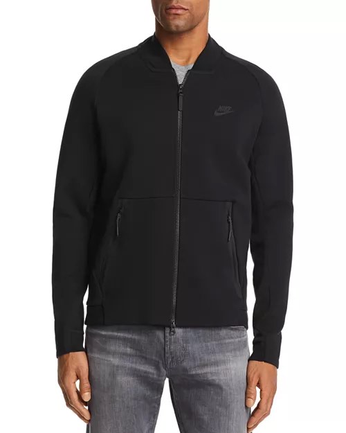 NIKE TECH FLEECE VARSITY BOMBER JACKET, Men's Fashion, Coats, Jackets ...