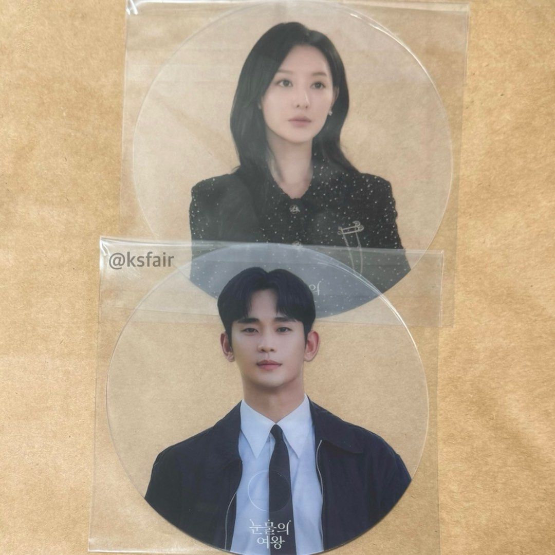 OFFICIAL Queen Of Tears QOT OST Transparent Fan Pop Up Kim Jiwon Ji Won ...