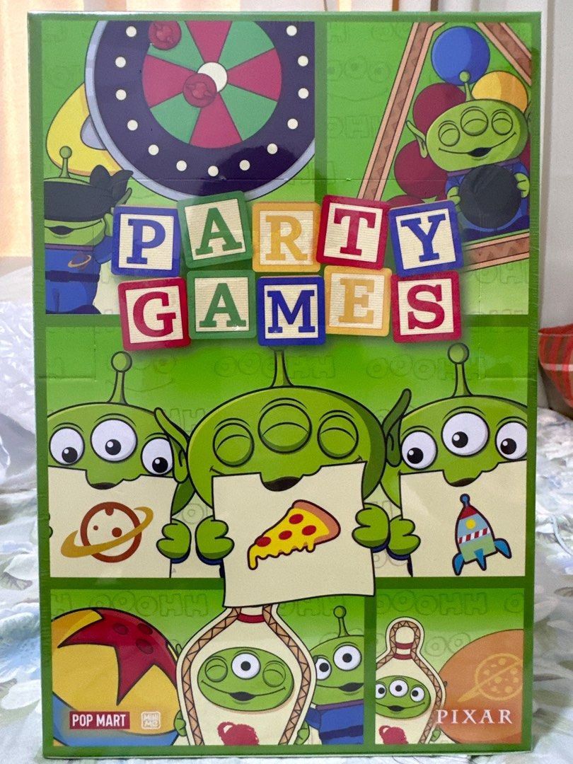 [ONHAND] POPMART Pixar Alien Party Games, Hobbies & Toys, Toys & Games ...