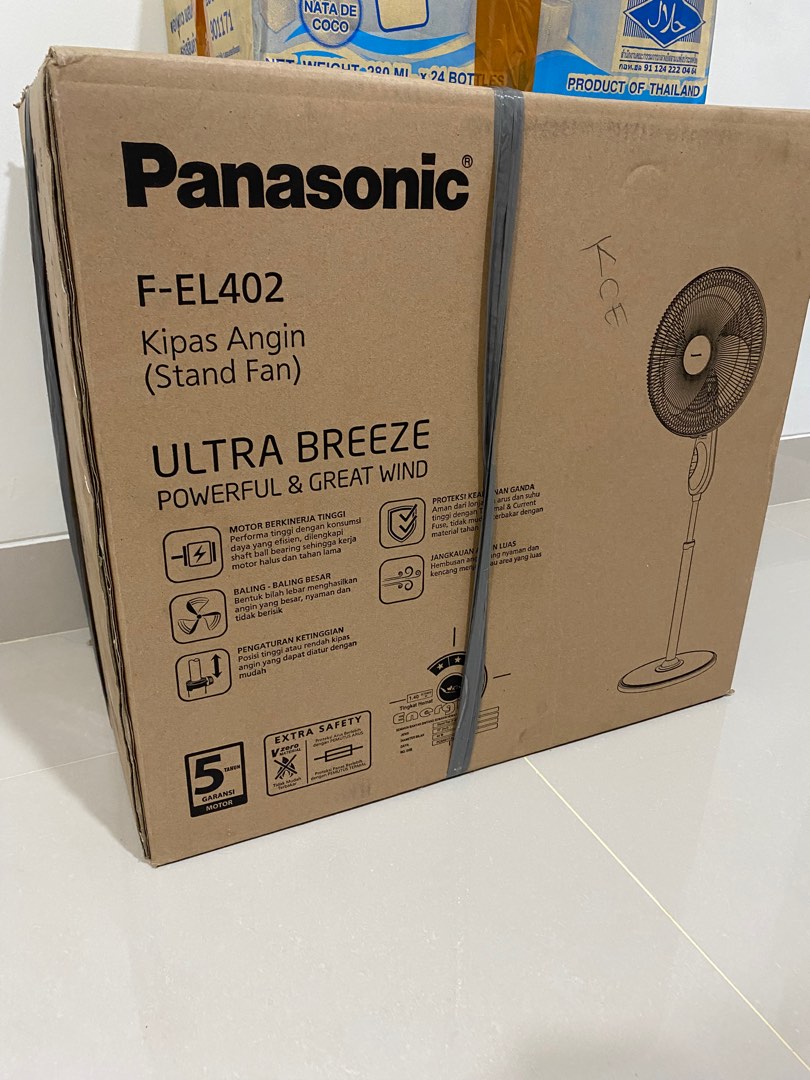 panasonic stand fan, Elektronik, Lainnya di Carousell