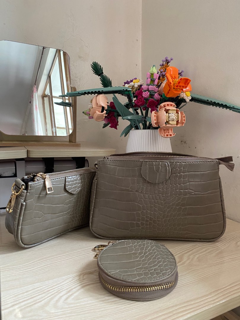 Parisian set leather bags, Men's Fashion, Bags, Sling Bags on Carousell