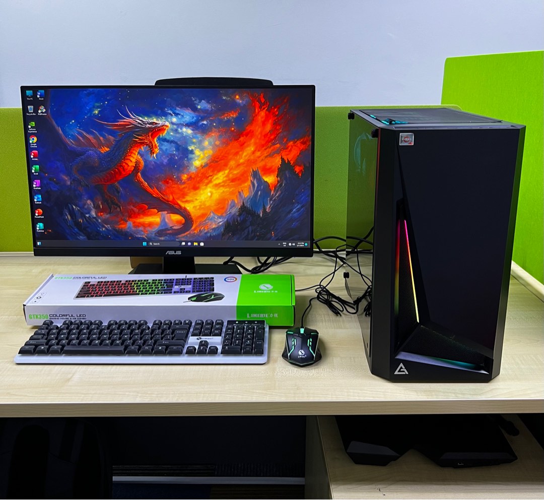 PC Gaming GeForce RTX 2070 / Ryzen 7 5700X / 16GB RAM / 256GB SSD- Full ...