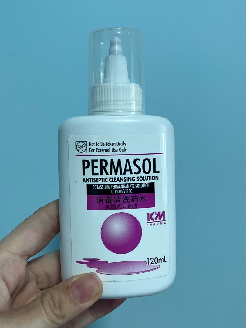 Permasol antiseptic potassium permanganate solution, Beauty & Personal ...