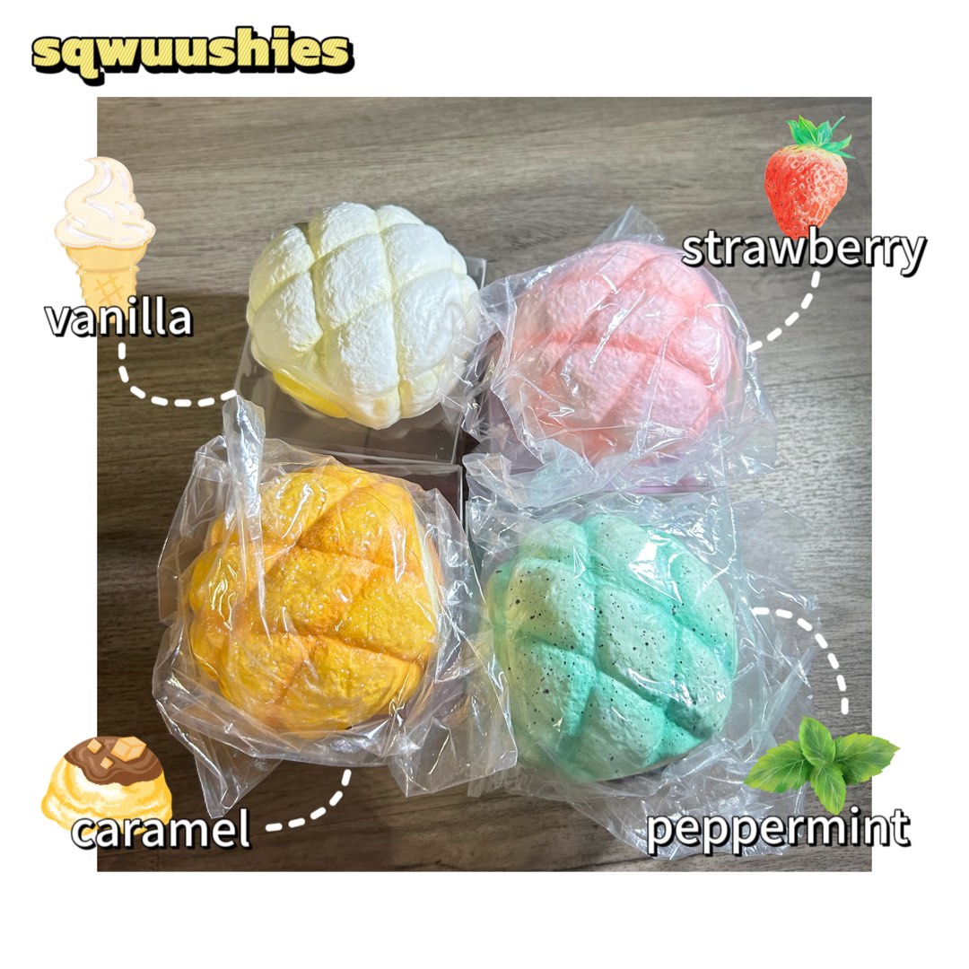 pineapple bun squishy, Hobbies & Toys, Toys & Games on Carousell