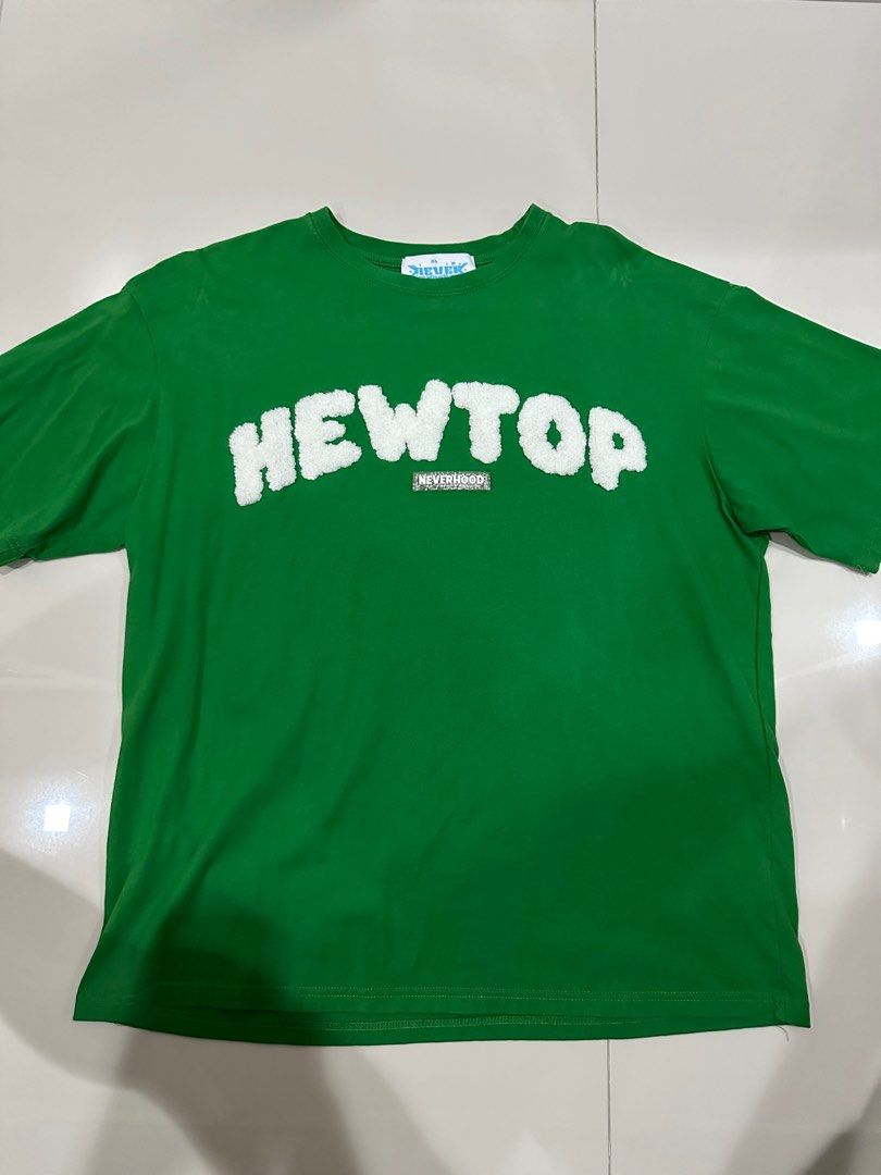 PLAIN WORDING GREEN TOP, Men's Fashion, Tops & Sets, Tshirts & Polo ...
