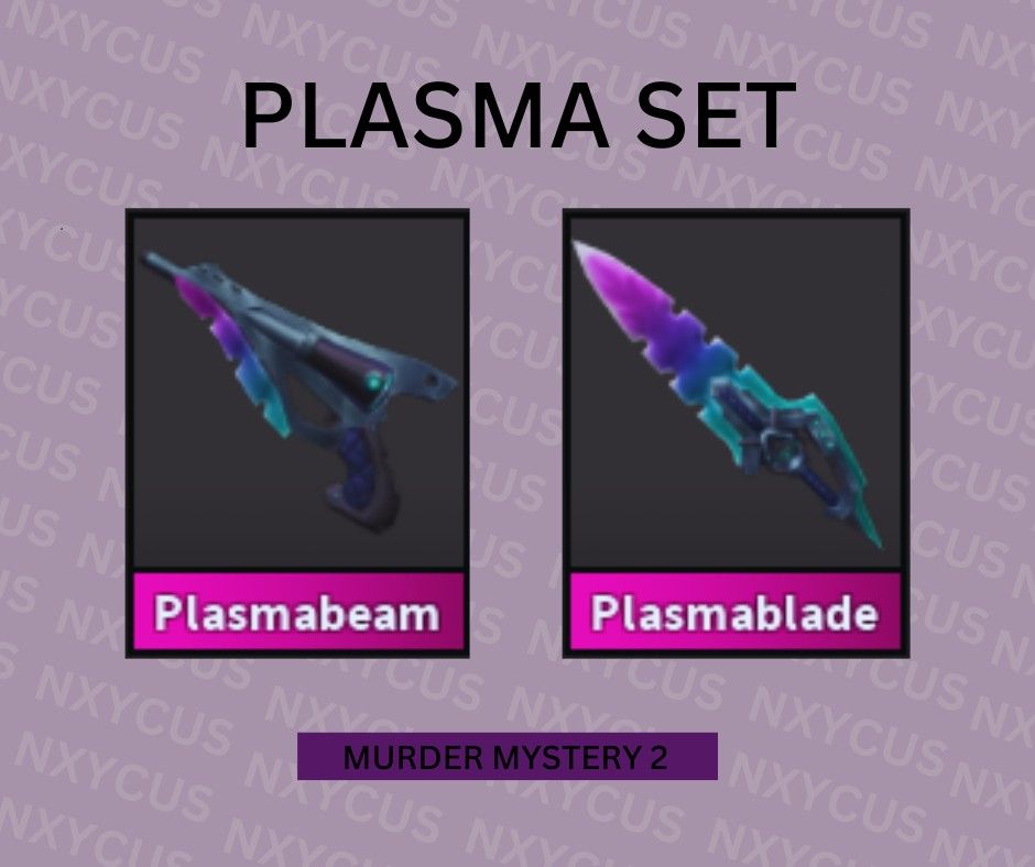 Plasma Set ROBLOX MM2, Video Gaming, Gaming Accessories, In-Game Products on Carousell