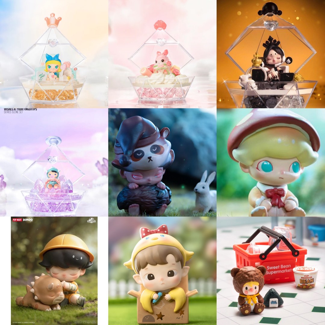 POPMART Dimoo / Skullpanda / Pucky / Hacipupu / Sweet Bean, Hobbies ...
