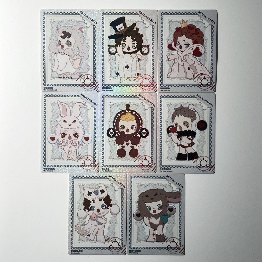 Popmart Popcard Art and Life Trading Cards - Skullpanda base cards ...