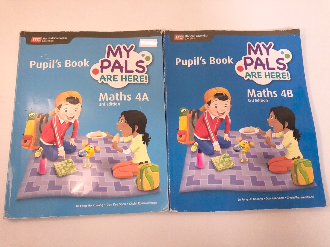 Primary 4 My Pals Are Here Math 4A & 4B Set, Hobbies & Toys, Books ...