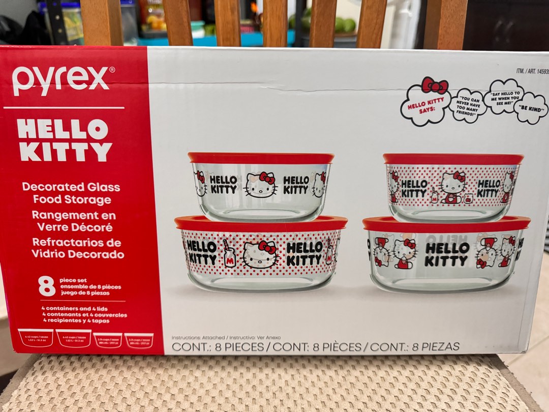 Pyrex (Hello Kitty), Furniture & Home Living, Kitchenware & Tableware ...